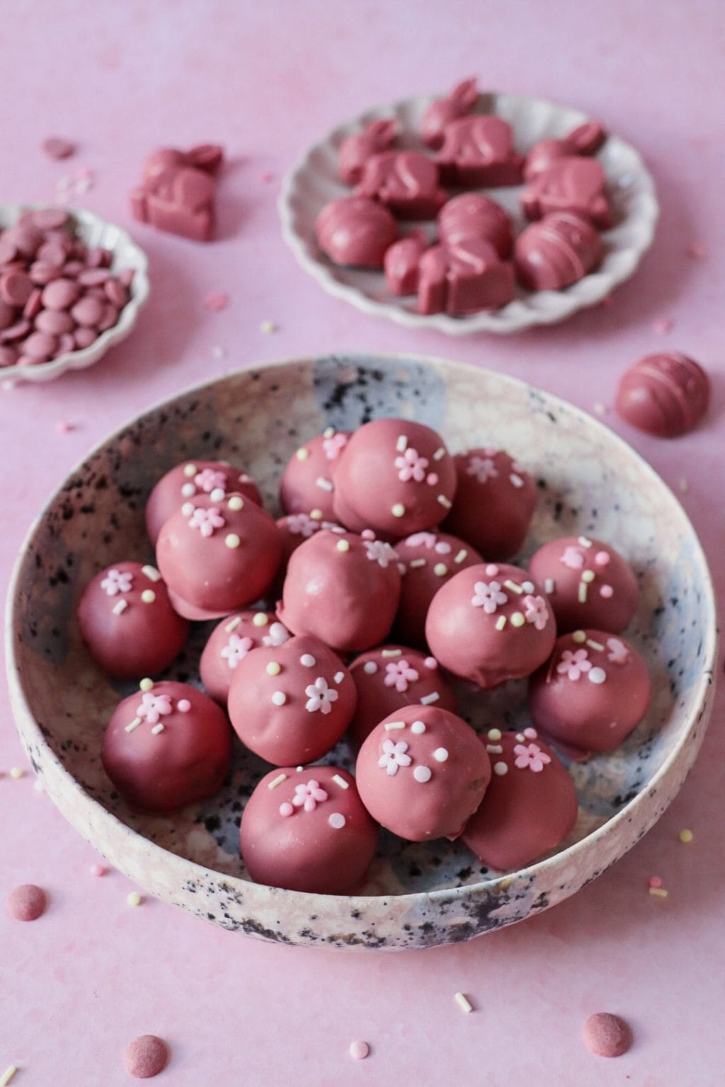 Energie balletjes met ruby chocolade - Rotterdam.food blog